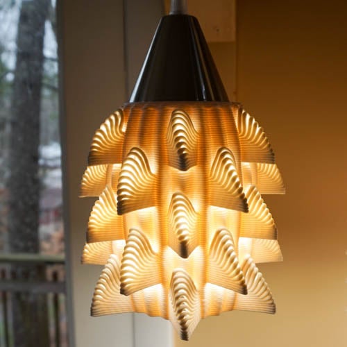 30 Triangles Pendant Lamp | Layer Up Ceramics